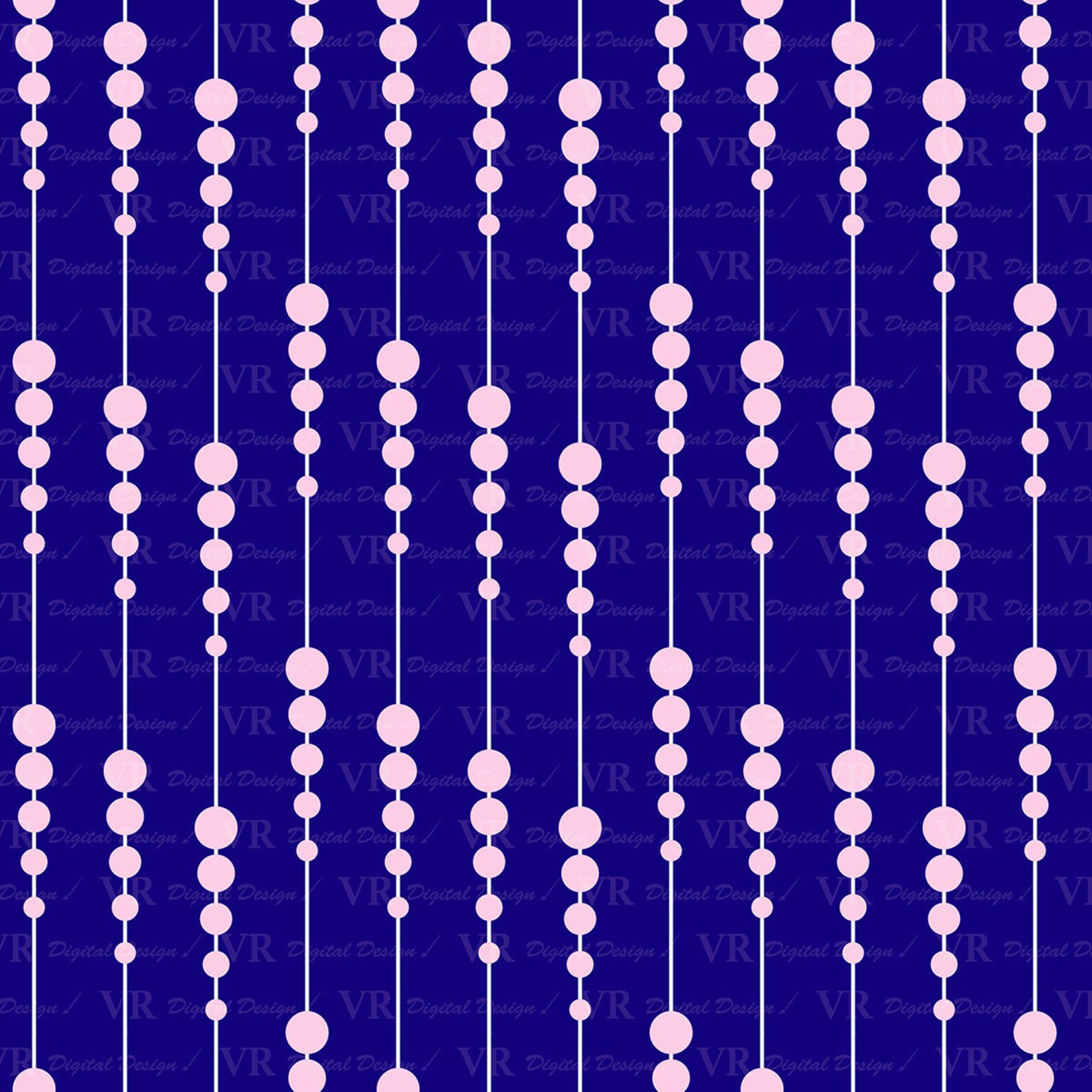 Blue and Pink Digital Paper Set, Geometric Digital Printable Scrapbook ...