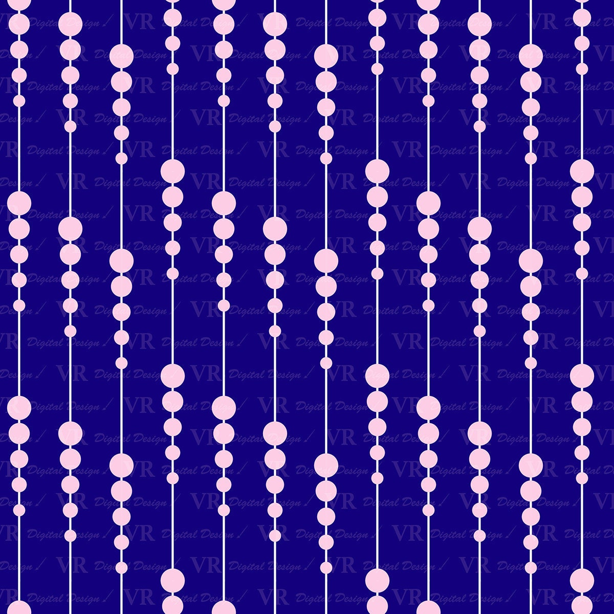 Blue and Pink Digital Paper Set, Geometric Digital Printable Scrapbook ...