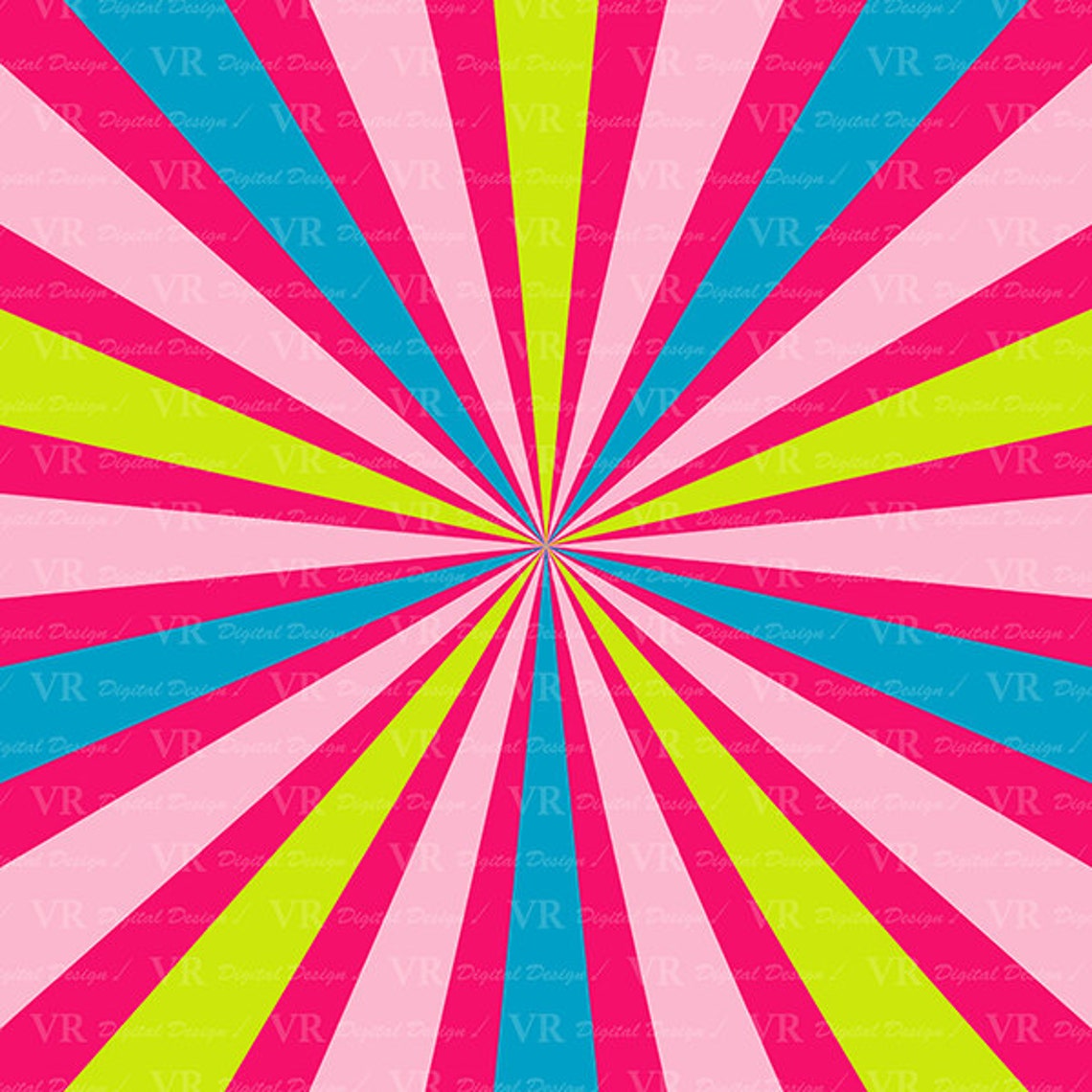 Happy Birthday Digital Paper Set With Balloons and Presents, Kids ...