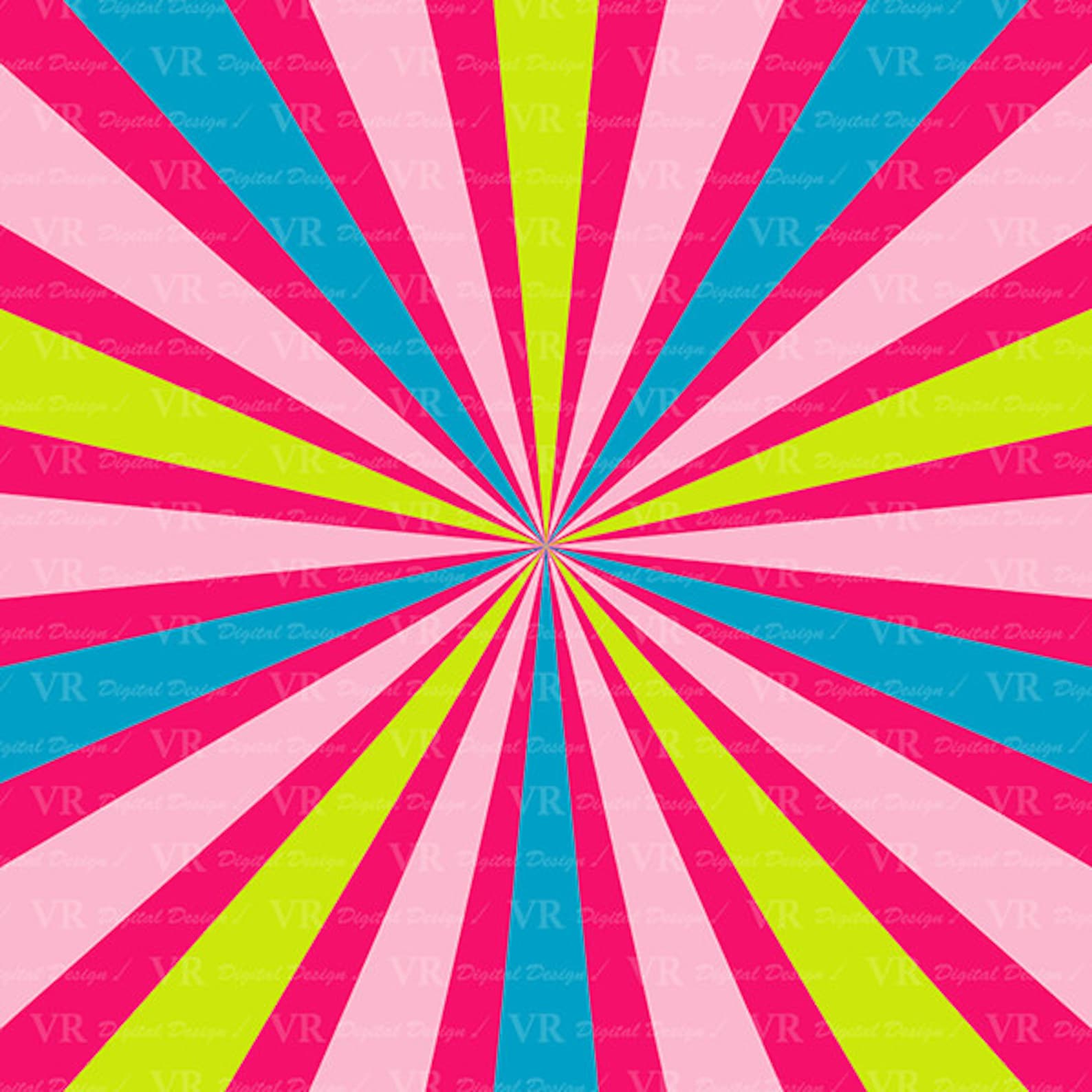 Happy Birthday Digital Paper Set With Balloons and Presents, Kids ...