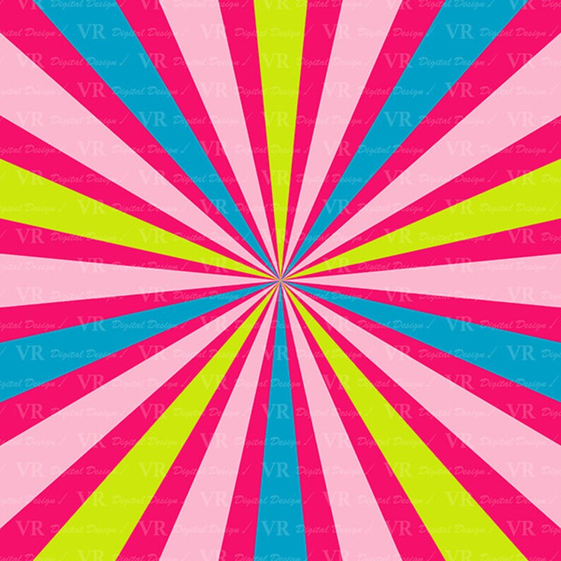 Happy Birthday Digital Paper Set With Balloons and Presents, Kids ...