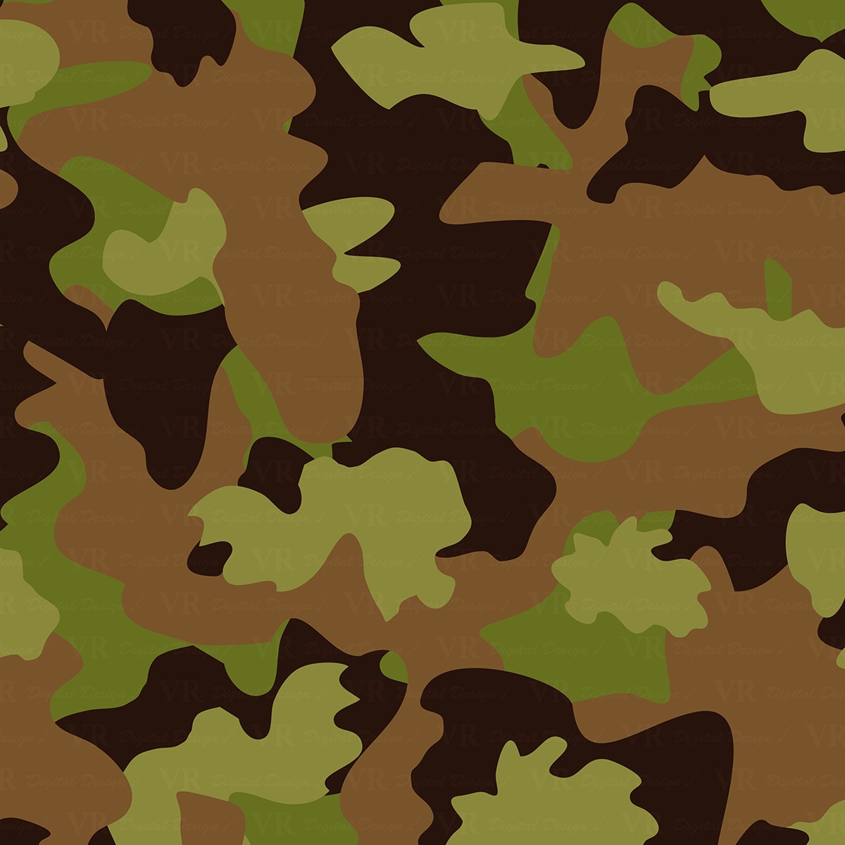 Military Digital Paper, Camouflage Digital Papers, Army Stripe Star ...