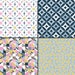 Seamless Modern Geometric Digital Paper, Geometric Patterns, Modern ...