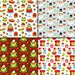 Christmas Baking Digital Paper With Christmas Cookies, Christmas Cakes ...