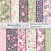 Seamless Spring Floral Digital Paper, Hand Drawn Flowers Seamless ...