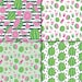 Watermelon Digital Paper, Cute Summer Fruit Digital Papers, Pink and ...