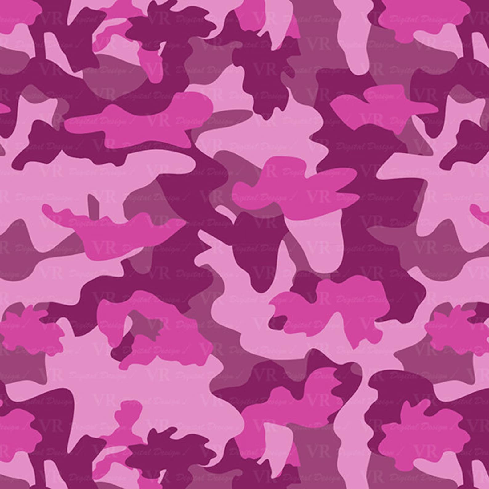 Camouflage Digital Paper Set, Colorful Camouflage Digital Papers ...