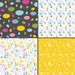 Seamless Bright Spring Digital Paper, "happy Spring" Hand Drawn Flowers ...