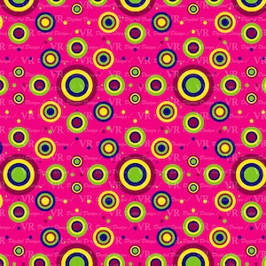 Bright Fun Digital Paper Set, Bright Geometric Digital Papers, Rainbow ...