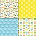 Beach Digital Paper, Summer Backgrounds With Flip Flops, Bikini ...