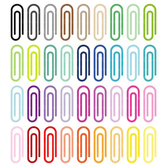 Paper Clips Clip Art