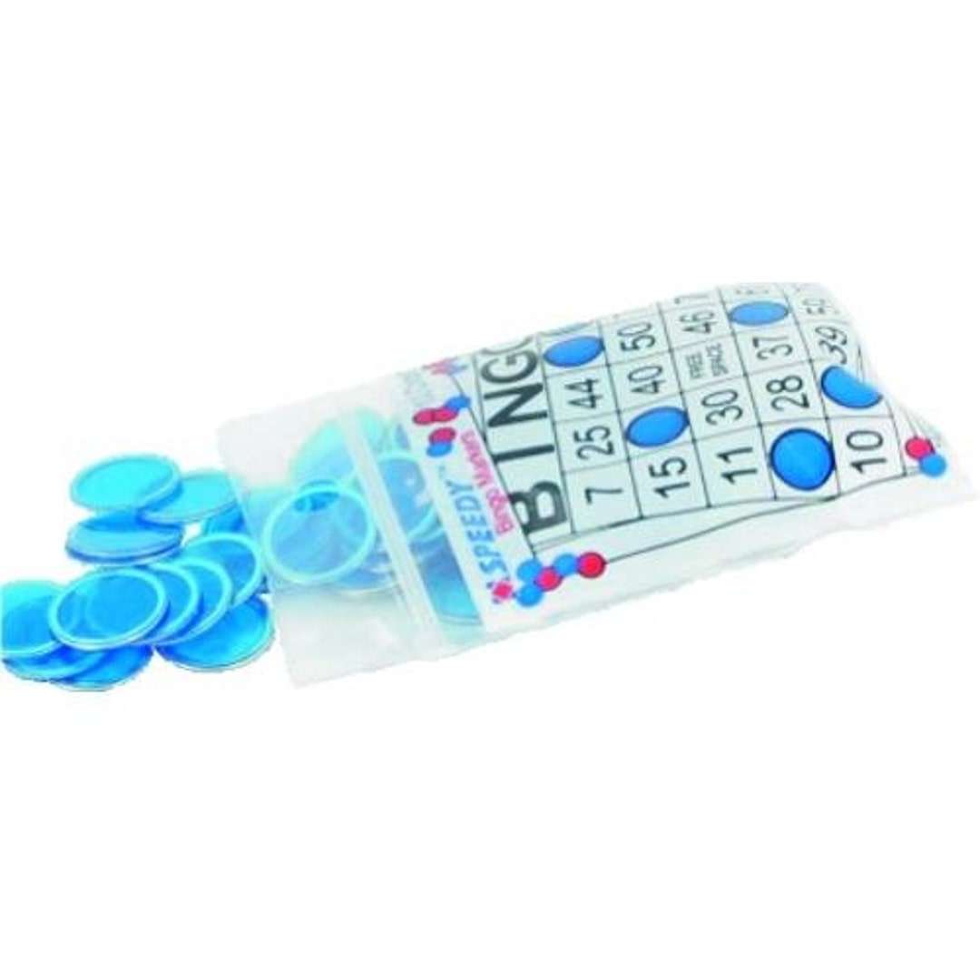 100 Magnetic Bingo Chips, Blue - Etsy