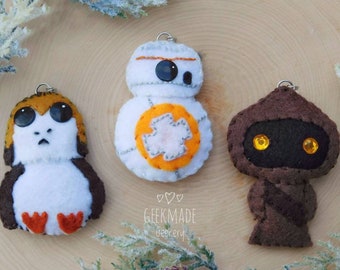 Felt Fandom Ewok Buddies Star Wars Ornament Geek Accessory - Etsy