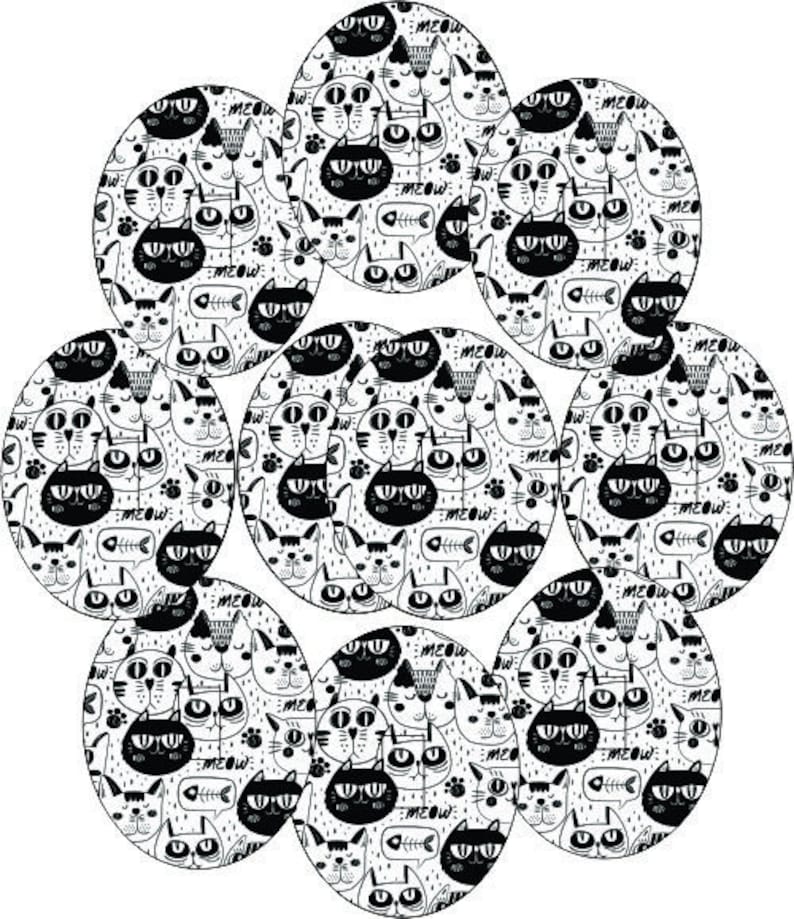 Dexcom G6 Precut Cartoon Cat Adhesive Patches 10 Pack - Etsy