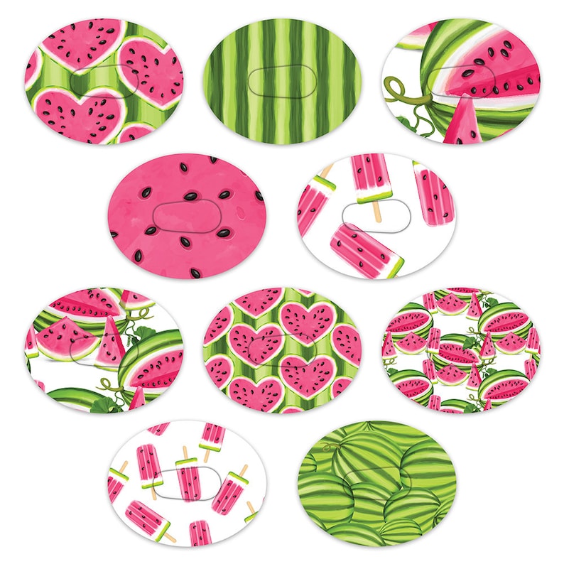 Dexcom G6 Precut WATERMELON Mix Adhesive Patches - 10 Pack - Etsy