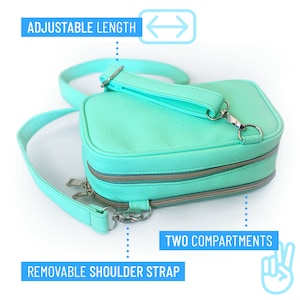 Rockadex Crossbody Diabetes Supply Bag, Store Everything You Need for ...