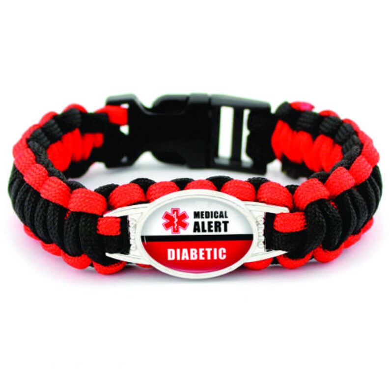 Diabetic & Type 1 Diabetic Medical Alert Band | Etsy