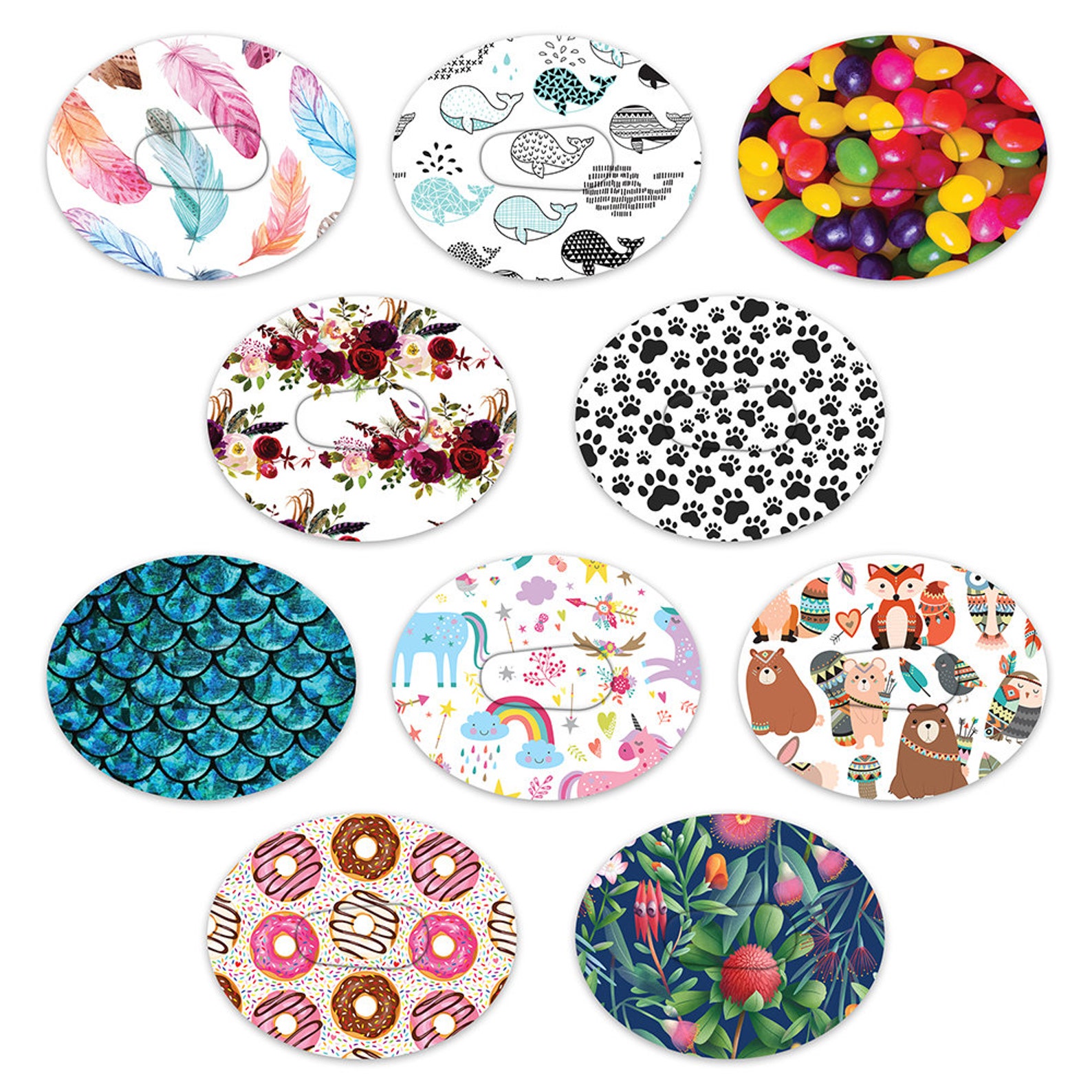 Dexcom G6 Precut Mix Adhesive Patches 10 Pack - Etsy