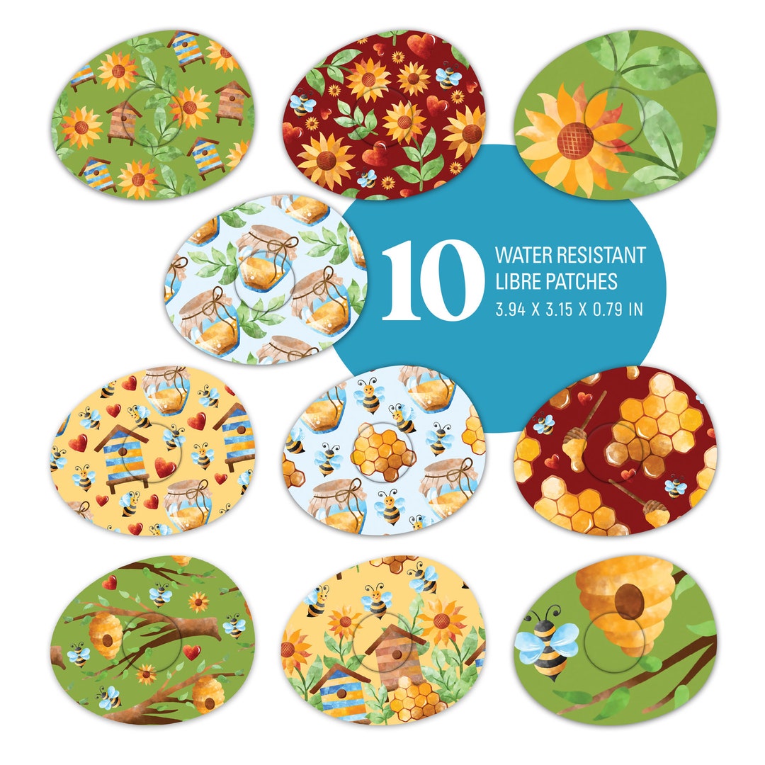 10 Pack PRECUT Freestyle Libre Adhesive Patches. Extend the Life of ...