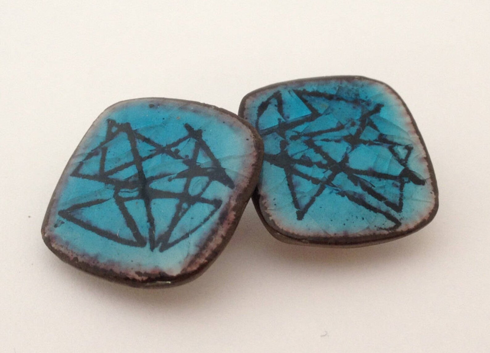 Alice Lund Brooch and Clip Earrings Denmark - Etsy