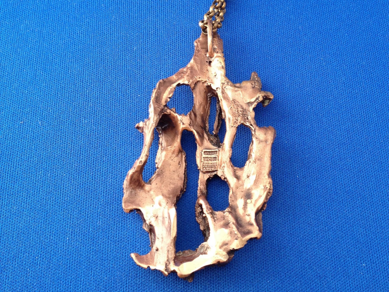 Knut Paulsen Bronze Necklace Norway - Etsy