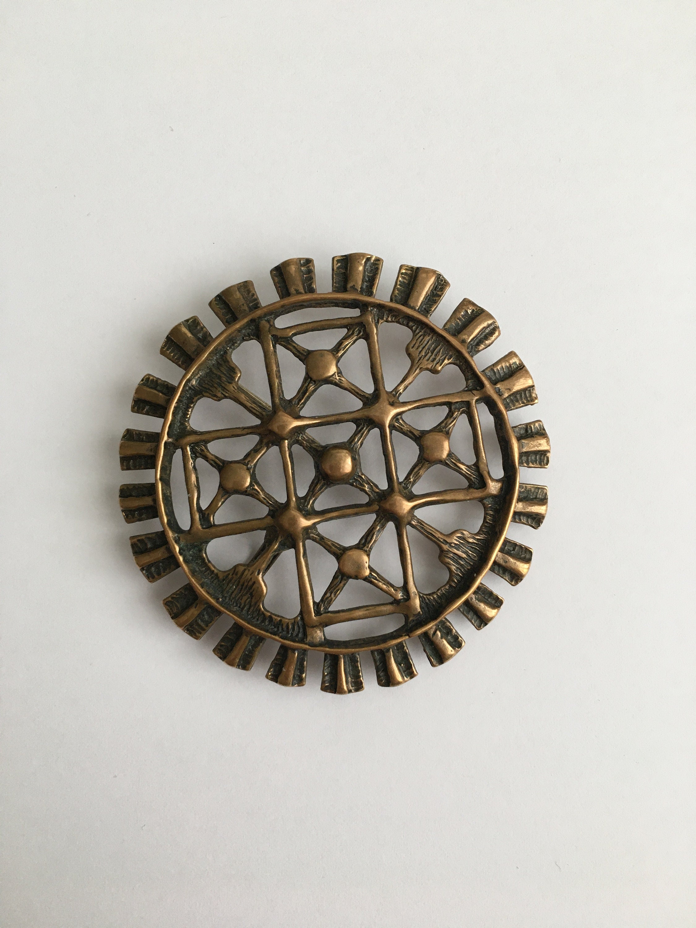 Uni David Andersen Bronze Pendant / Brooch Unn Tangerud - Etsy