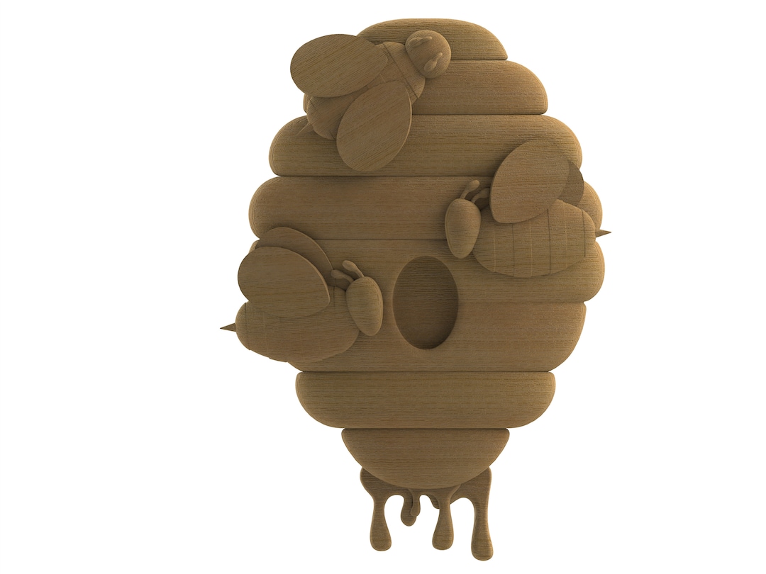 3D Bee Hive STL FILES for 3D CNC Carving - Etsy