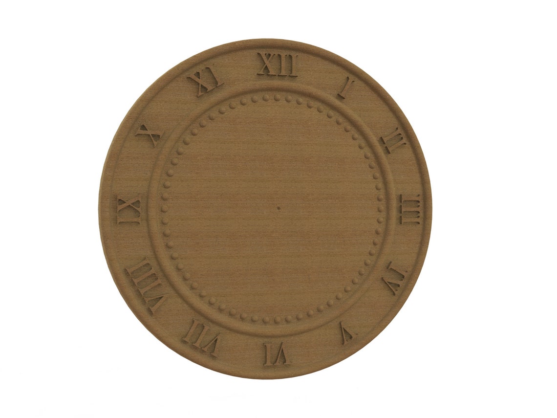 3D Clock Faces STL FILES for 3D CNC Carving - Etsy