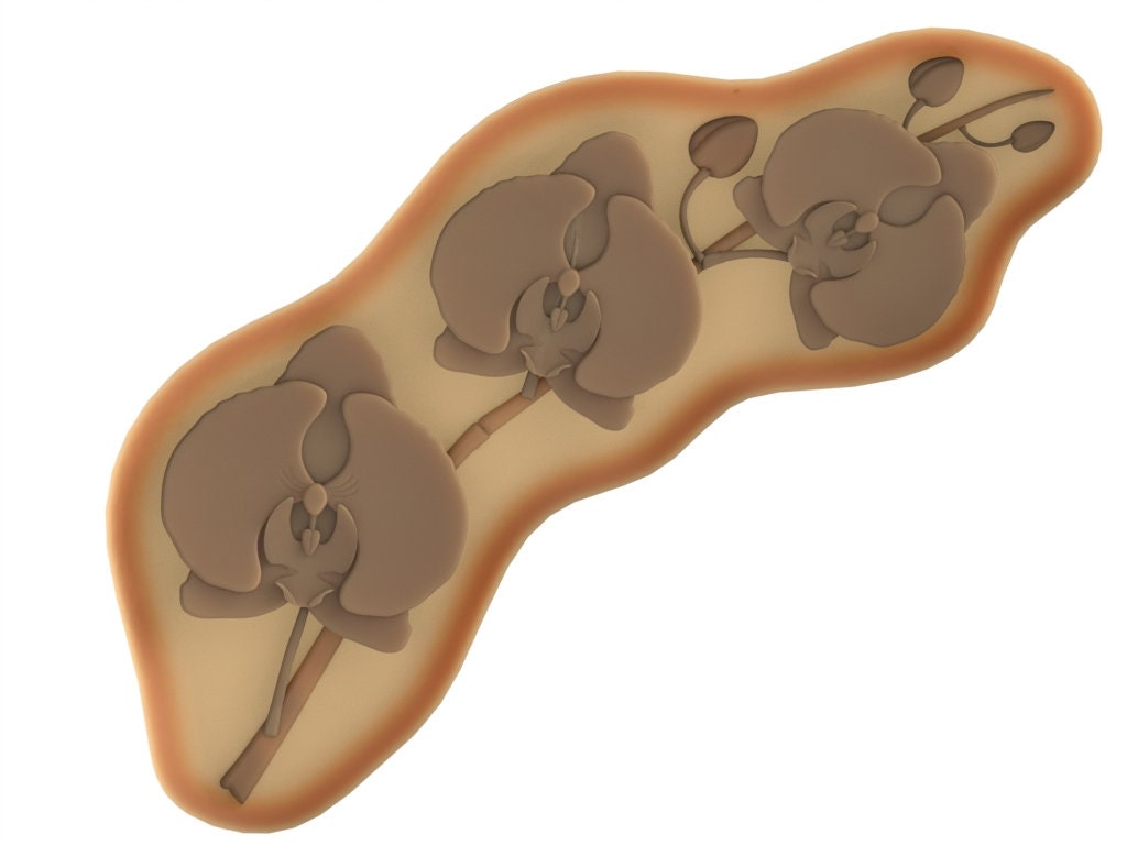 3D Orchid STL FILES for 3D CNC Carving | Etsy