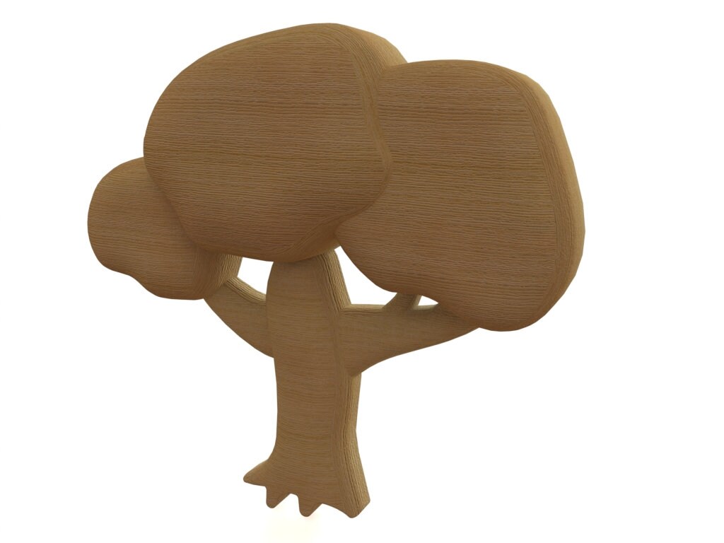 3D Leafy Trees STL FILES for 3D CNC Carving - Etsy