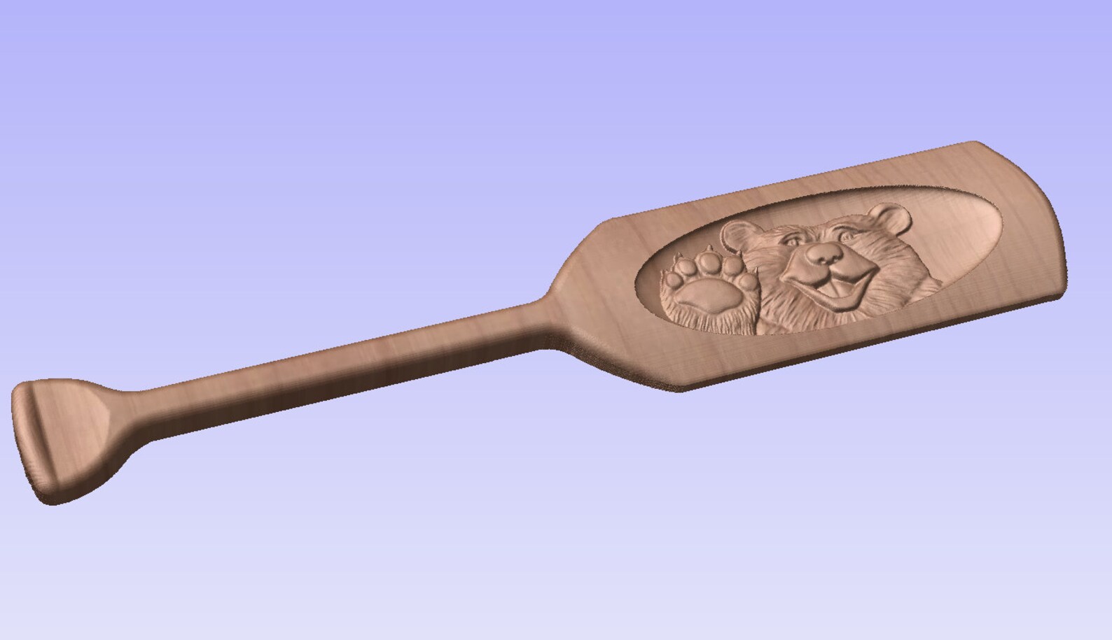 3D Paddle STL FILE for 3D CNC Carving (paddle Only) - Etsy