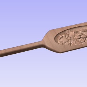 3D Paddle STL FILE for 3D CNC Carving (paddle Only) - Etsy