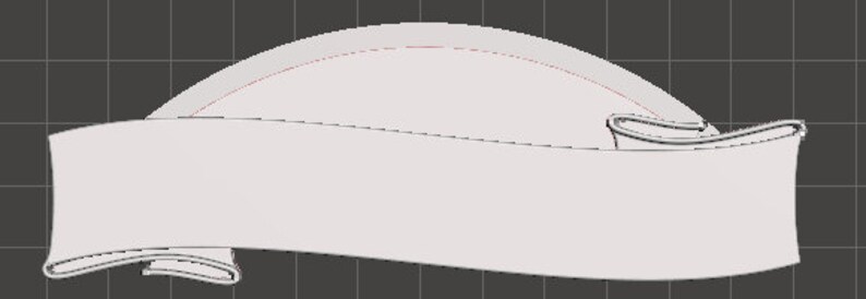 3D Ribbon Sign Panels 1 12 Files STL FILES for 3D CNC | Etsy