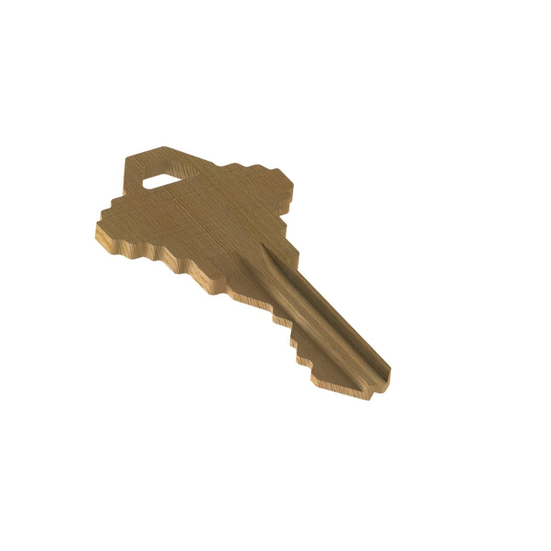 3D House Key STL FILE for 3D CNC Carving - Etsy