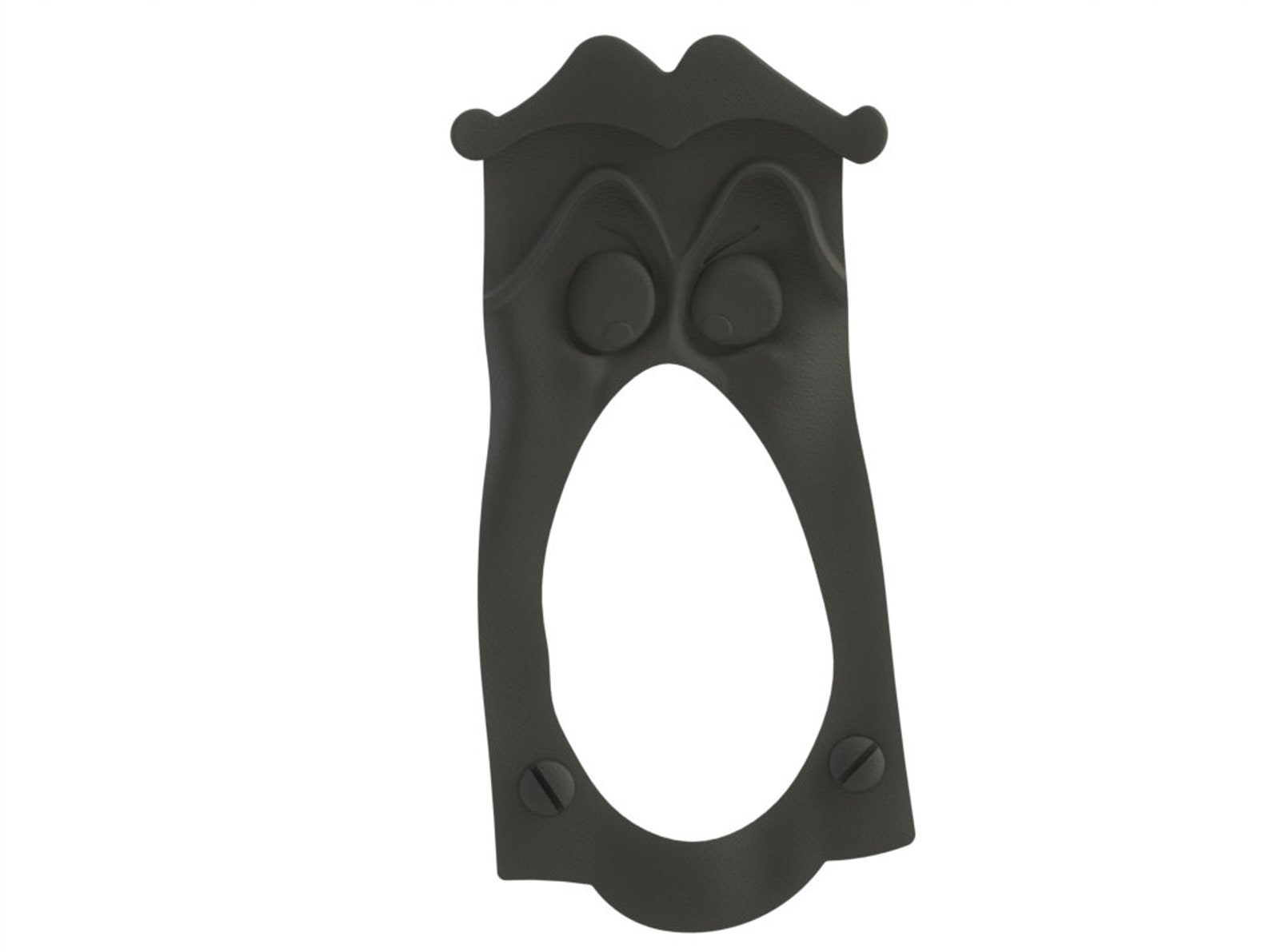 3D STL File - Face Doorknob Surround for Cnc Carving - Etsy