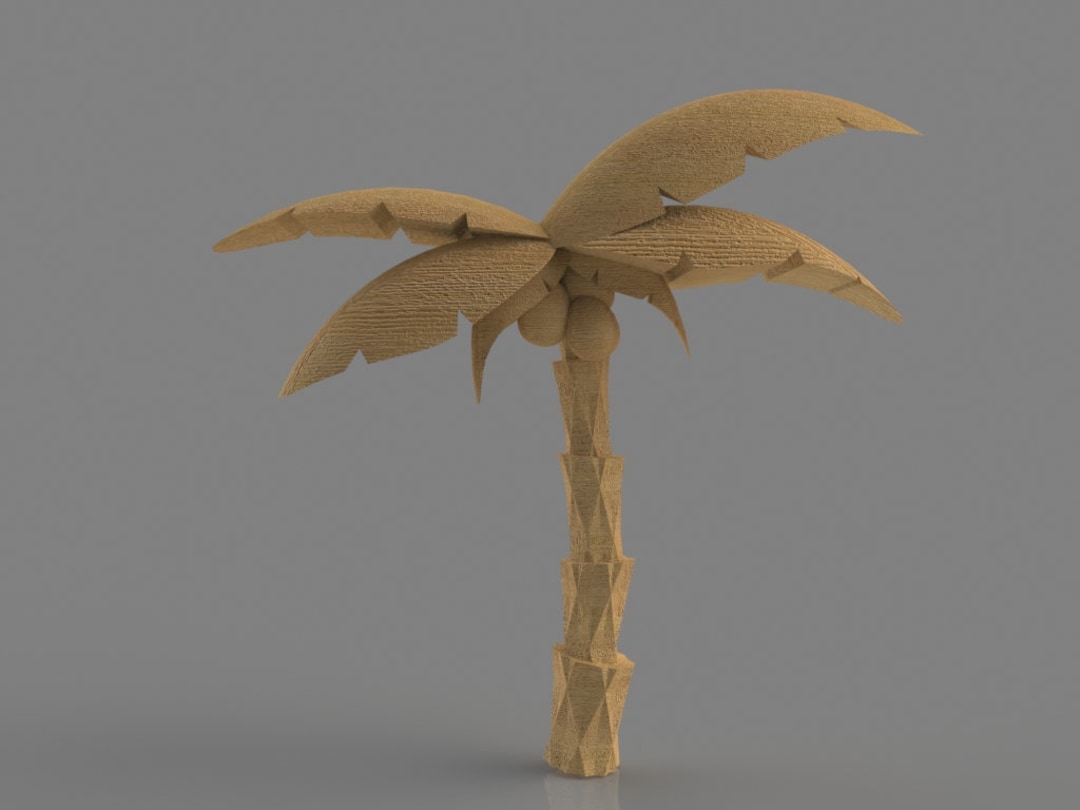 3D Palm Trees Style 1 - 3 STL FILES for 3D CNC Carving - Etsy