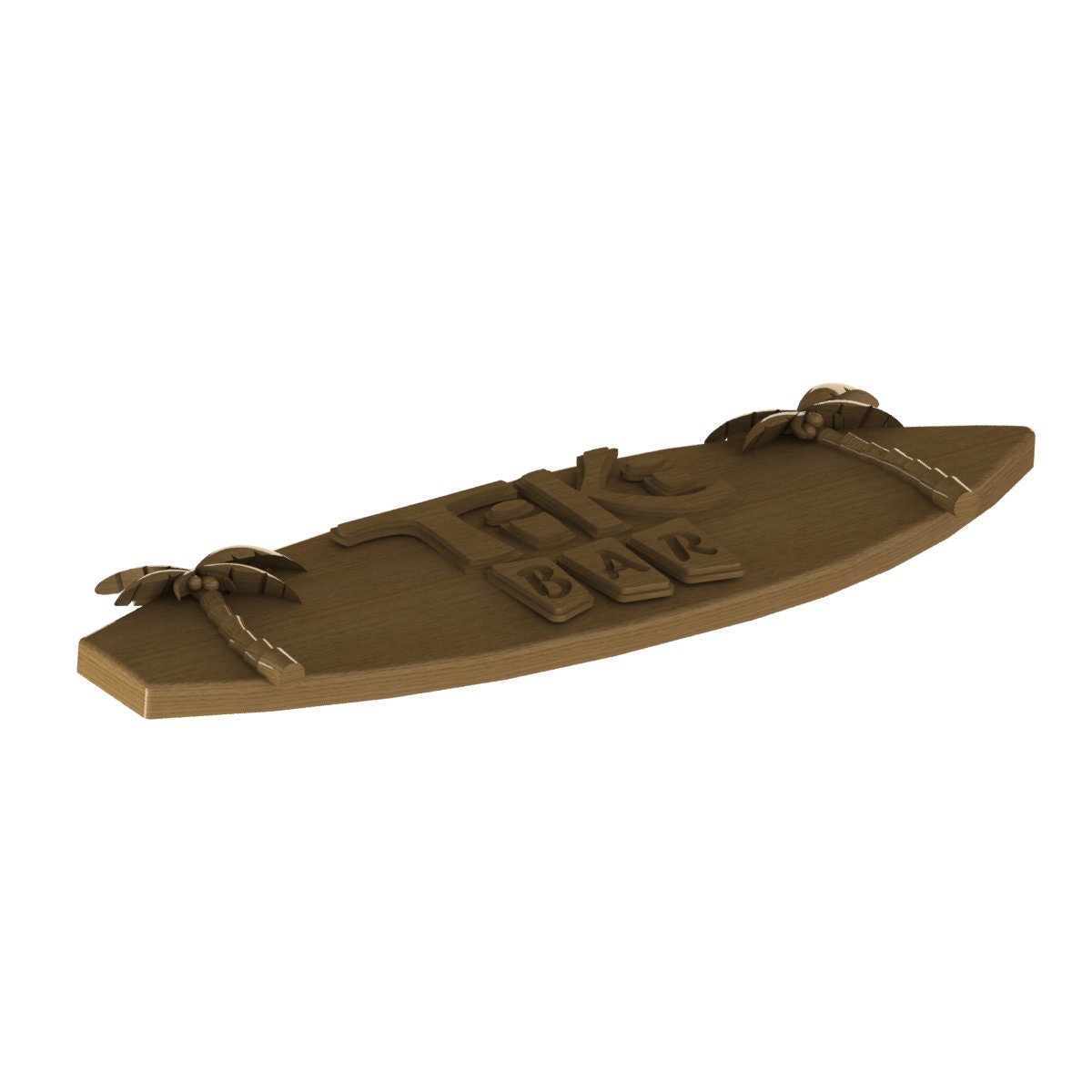 Tiki Bar Surfboard STL FILES for 3D CNC Carving - Etsy