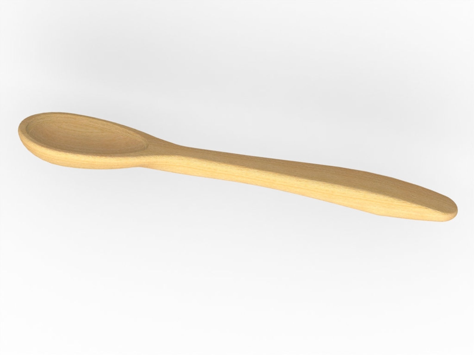 3D Eating Spoons STL FILES for 3D CNC Carving - Etsy