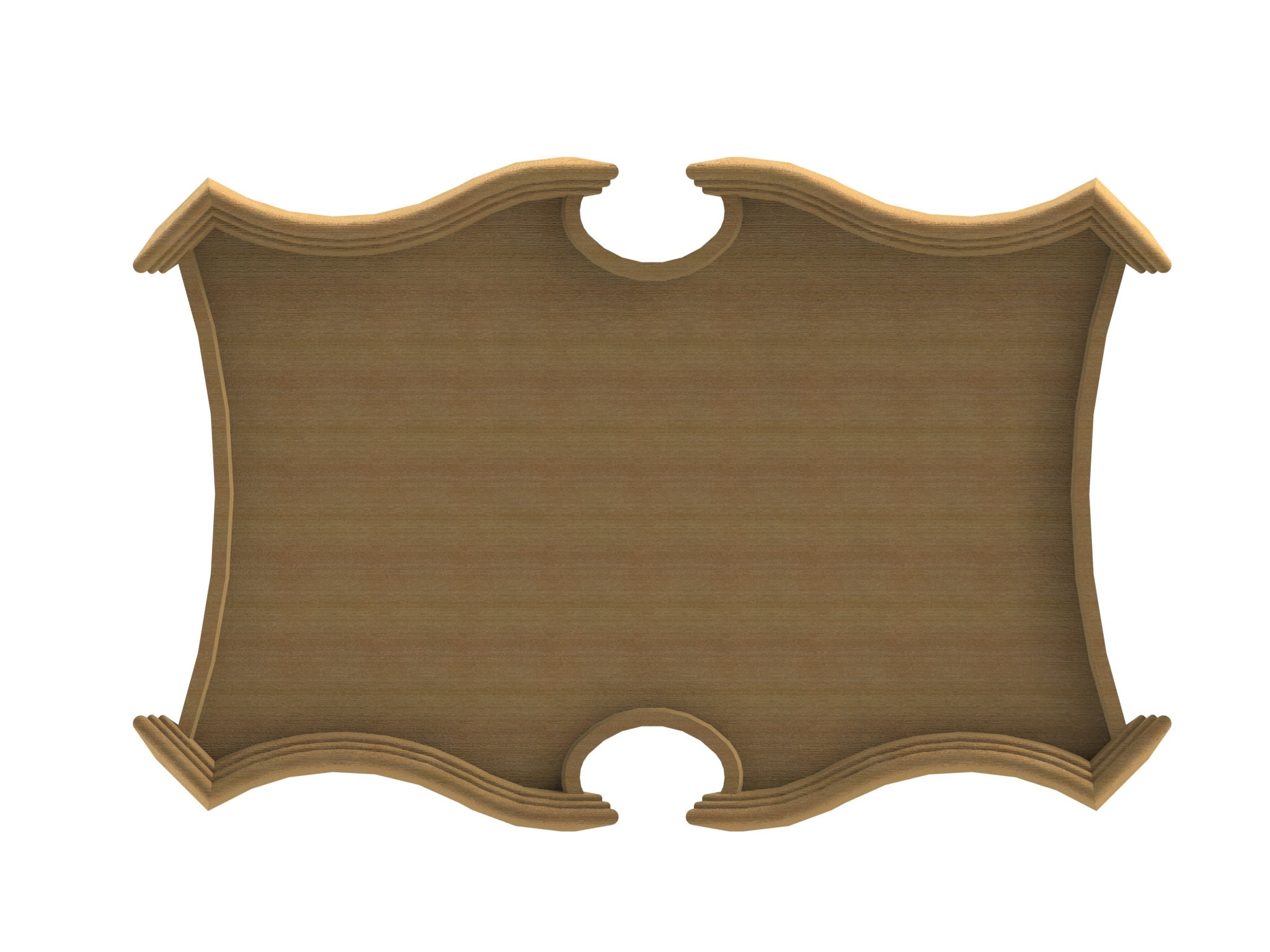 3D Rail Sign Panels 2 STL FILES for 3D CNC Carving - Etsy