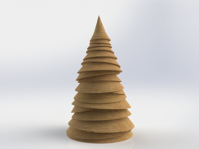 3D Evergreen Trees STL FILES for 3D CNC Carving - Etsy