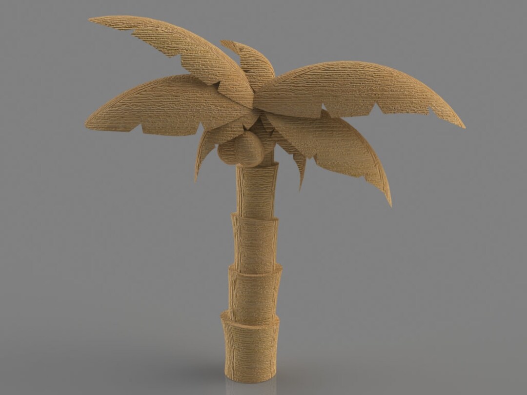 3D Palm Trees Style 2 - 7 STL FILES for 3D CNC Carving - Etsy