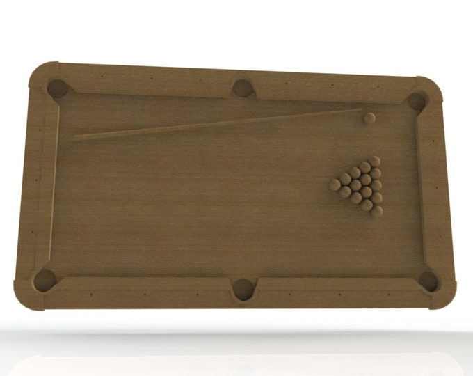 3D Pool Table Sign Panels STL FILES for 3D CNC Carving - Etsy