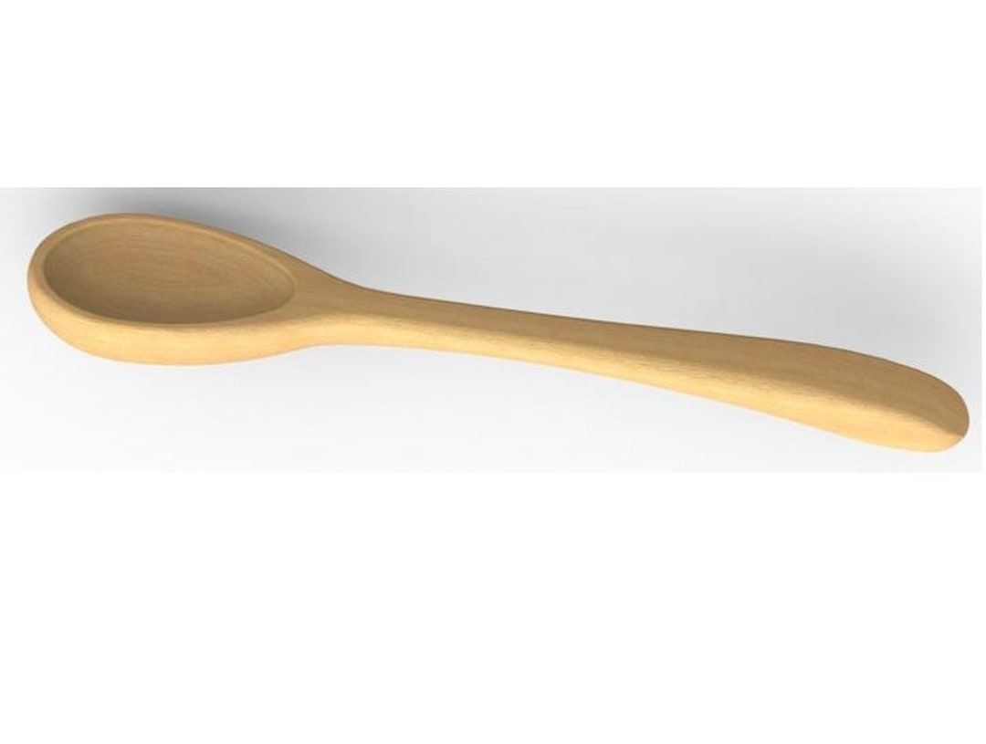 3D Eating Spoons STL FILES for 3D CNC Carving - Etsy