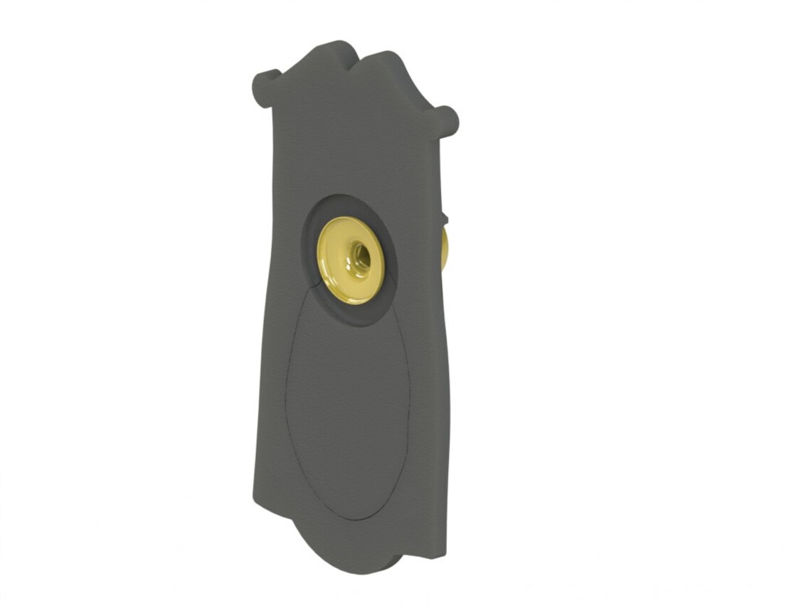 3D STL File - Face Doorknob Surround for Cnc Carving - Etsy