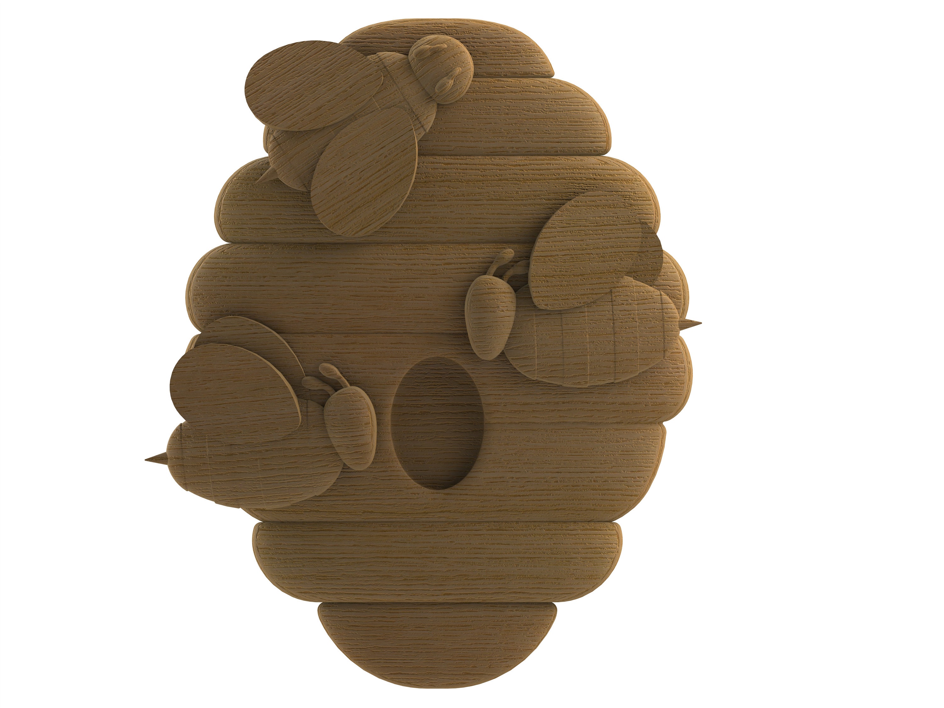 3D Bee Hive STL FILES for 3D CNC Carving - Etsy UK