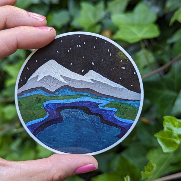 Mountain Sticker - Etsy