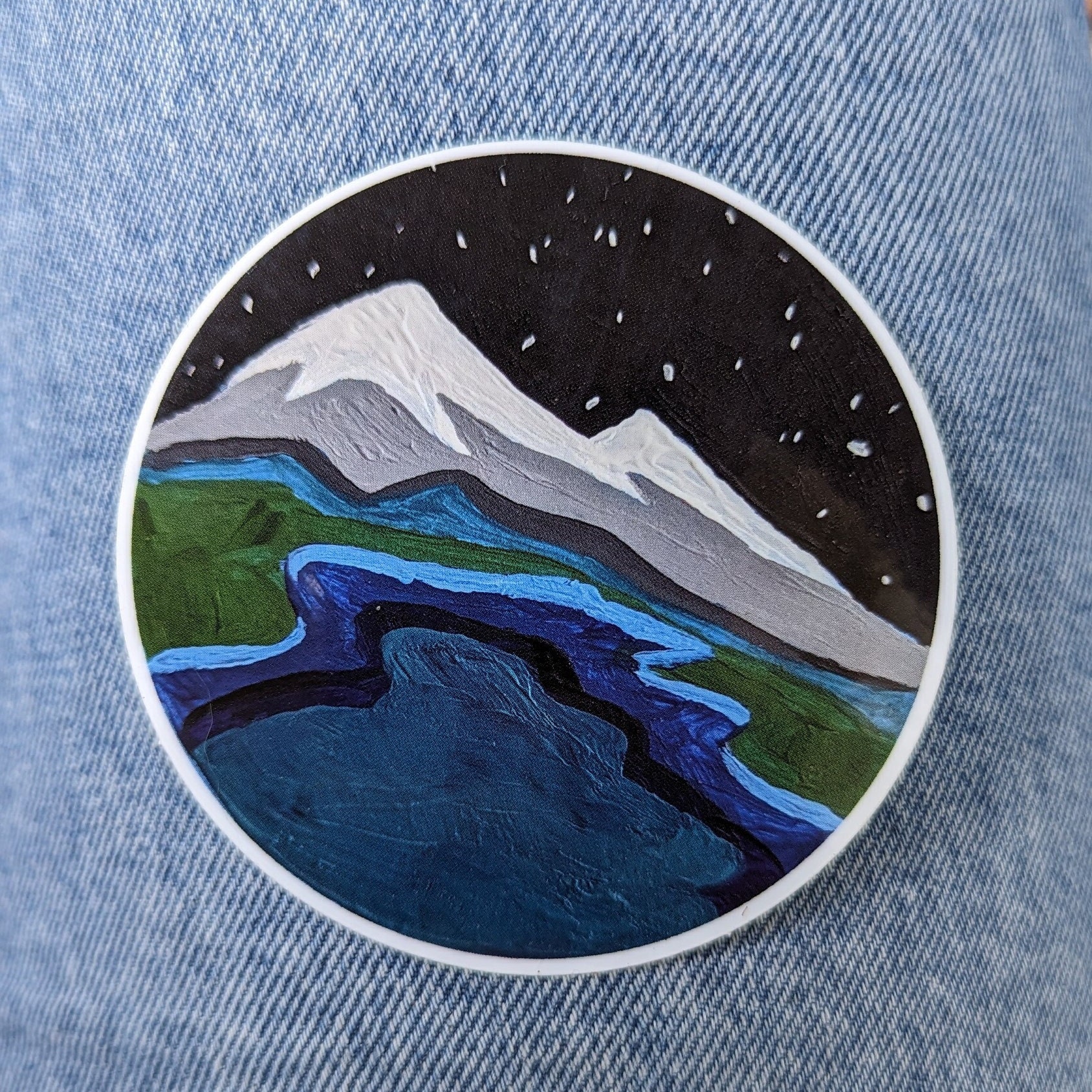 Sawtooth Mountain Stickers for Stanley Cup Mountain Cooler Stickers for ...