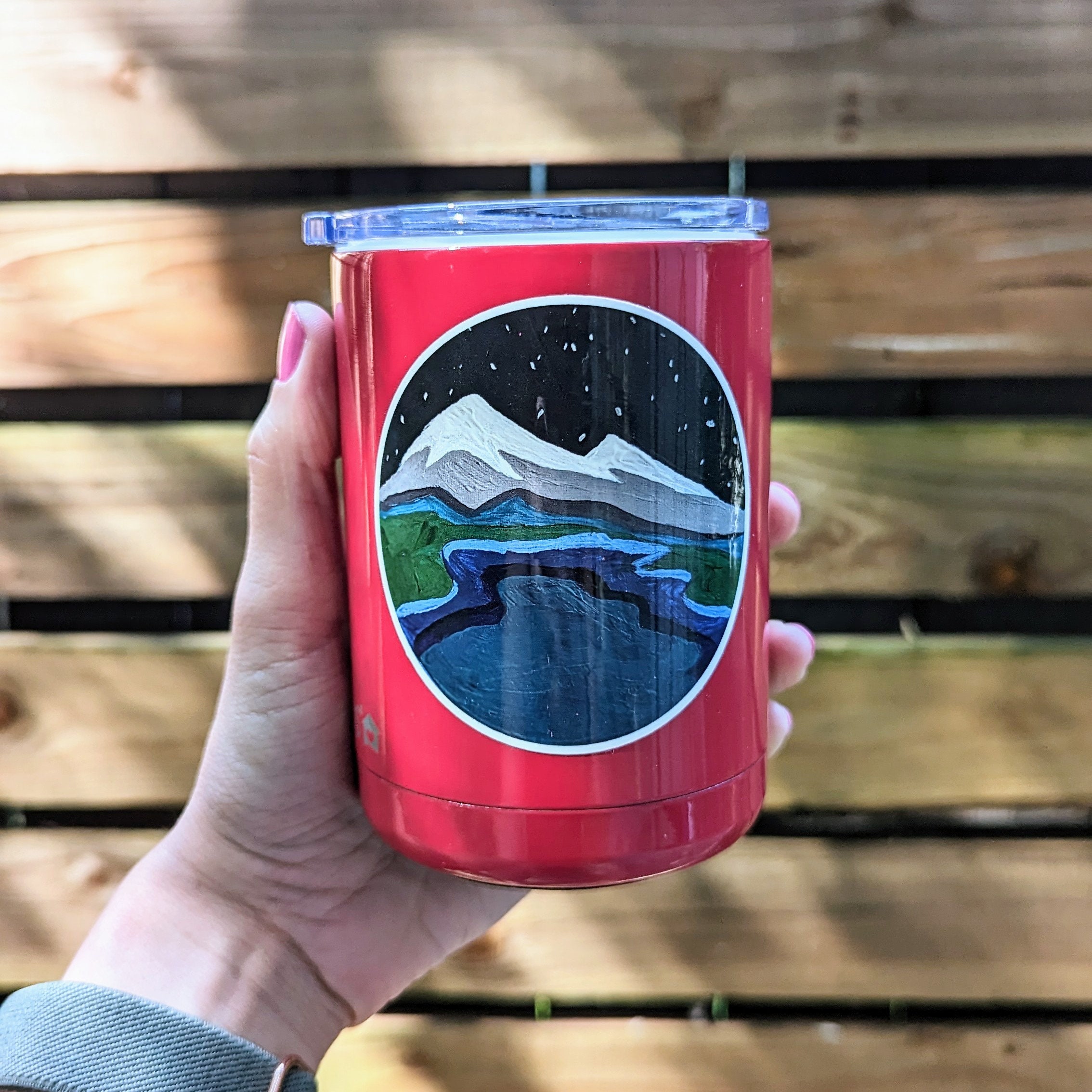 Sawtooth Mountain Stickers for Stanley Cup Mountain Cooler Stickers for ...