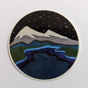 Mountain Design Stickers for Outdoor Gear Sticker for Nature Lovers ...