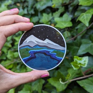 Mountain Design Stickers for Outdoor Gear Sticker for Nature Lovers ...